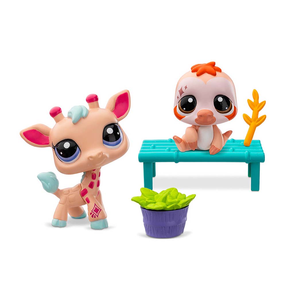 Littlest Pet Shop Pack De 2 Mascotas Zoo