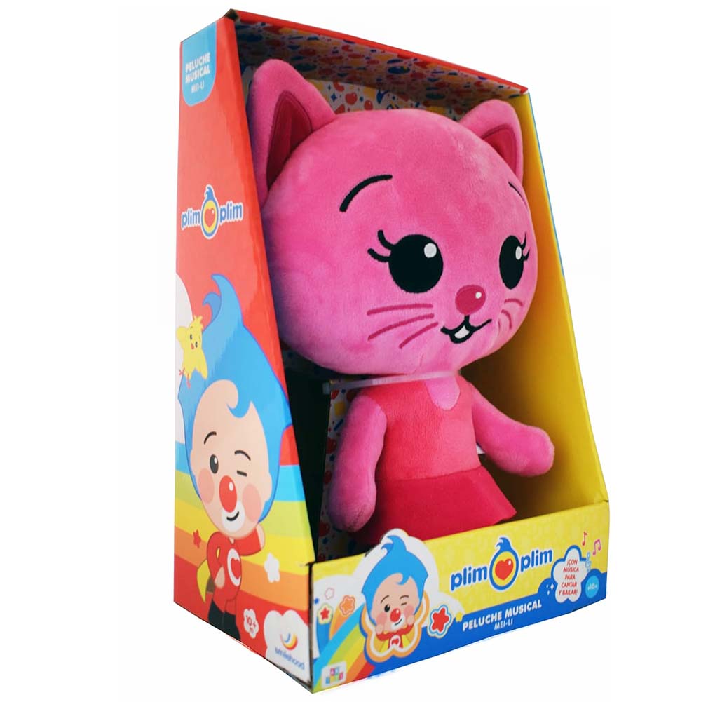 Plim Plim Peluche Musical DX - Mei-Li 85010 – Juguetibici eCommerce
