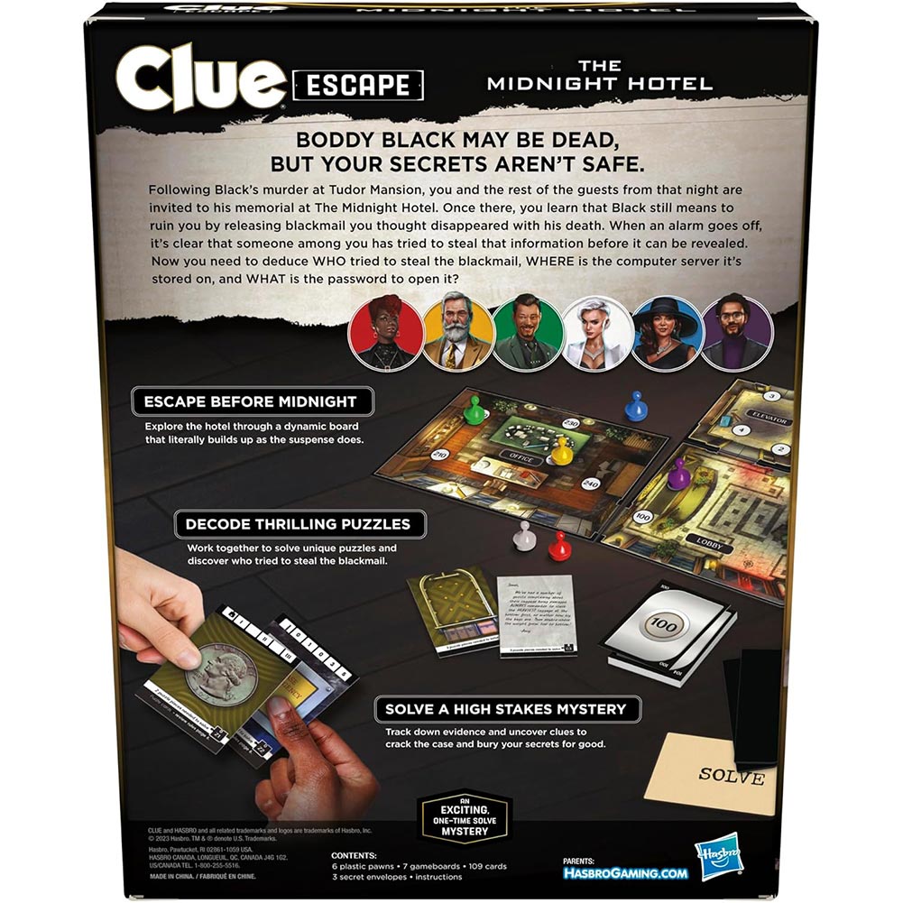 CLUE ESCAPE NEW CAST F6417 – Juguetibici eCommerce