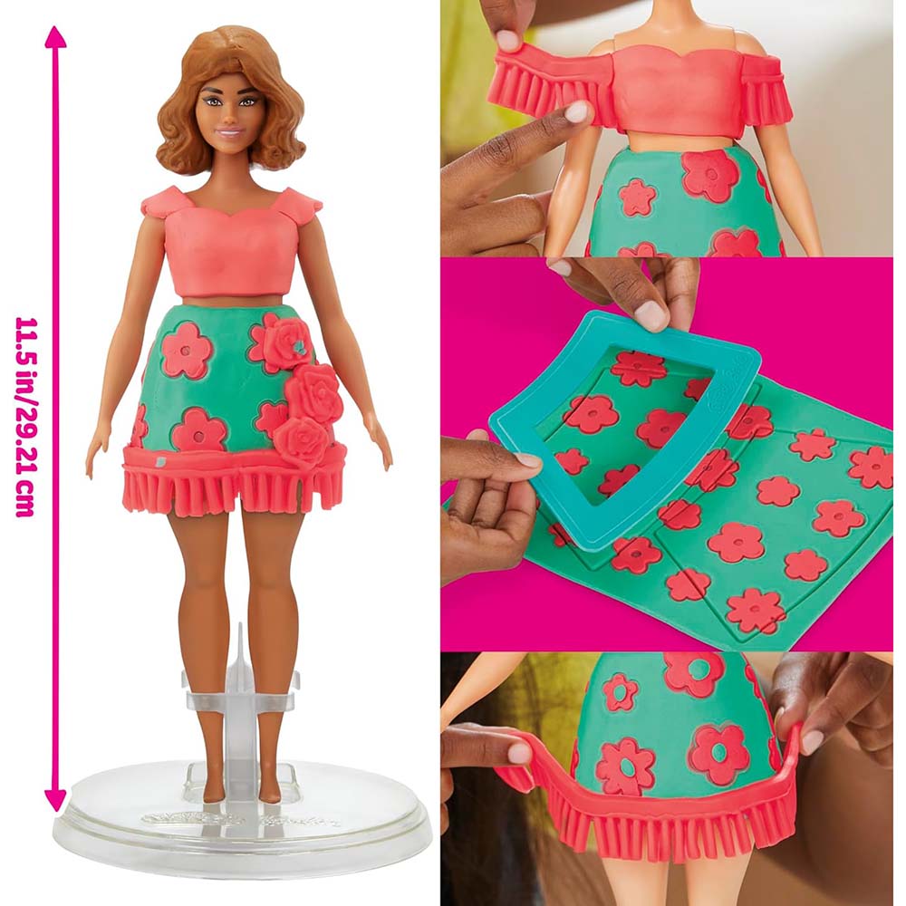 Play-Doh Set de Masa Moldeable Rosas y Cerquillos Barbie – ¡Moda y est ...