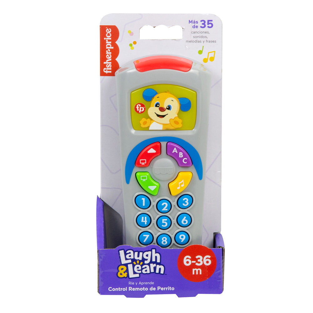 FISHER PRICE RIE Y APRENDE CONTROL REMOTO DE PERRITO HXB72 ...