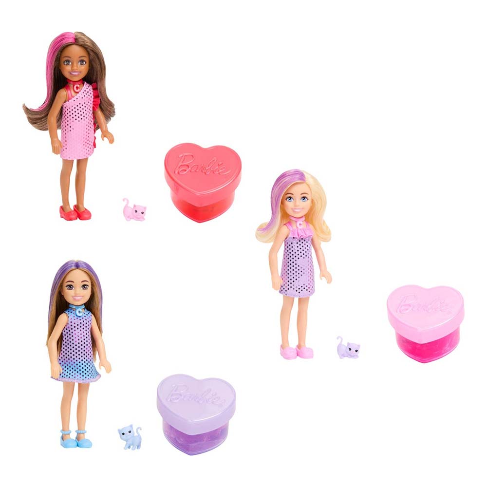 Barbie Party Unboxed Muñeca Chelsea Fiesta Glamour Sorpresa JHC74 ...