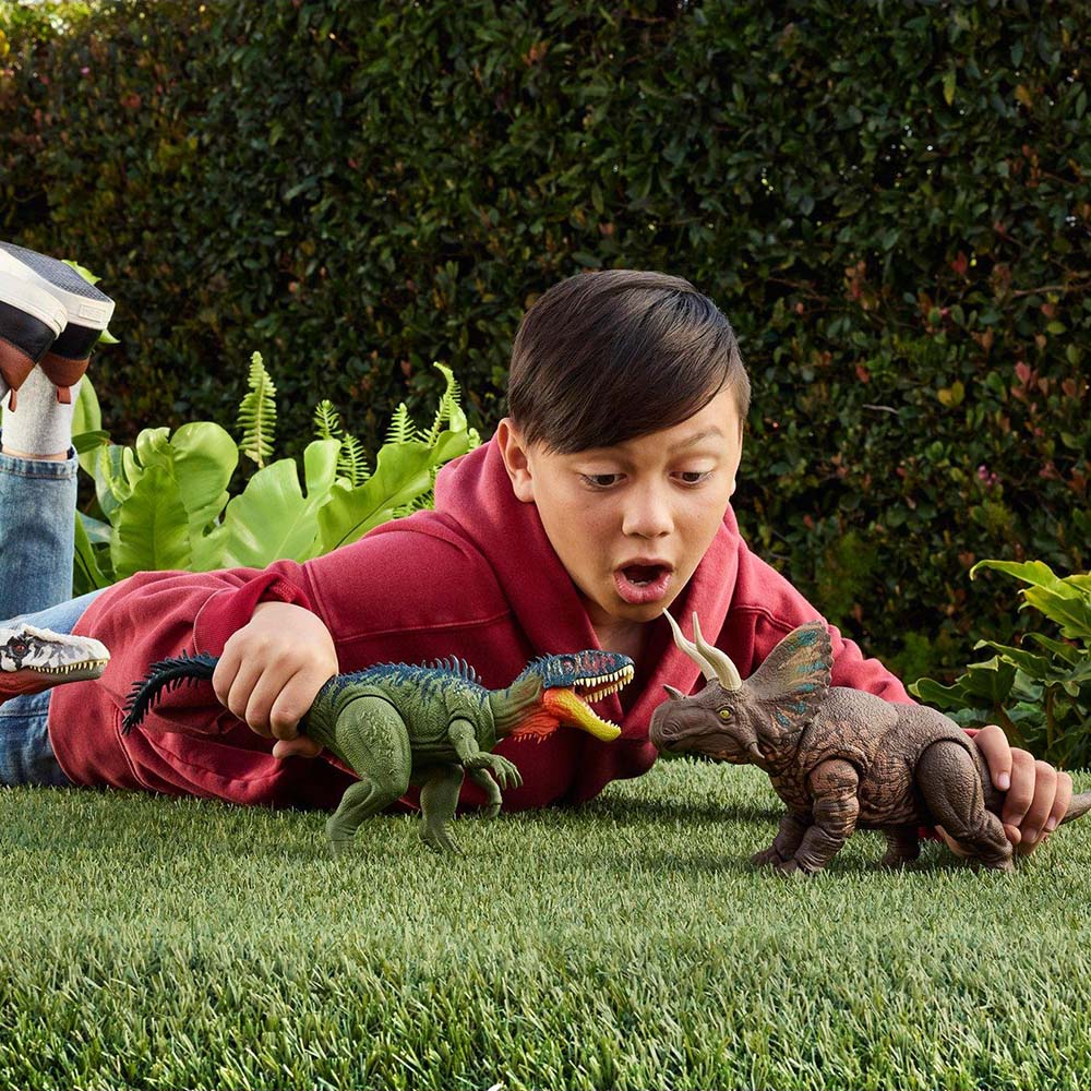 Jurassic World Rebirth Gigantic Thrashers Eortriceratops JGB92 ...